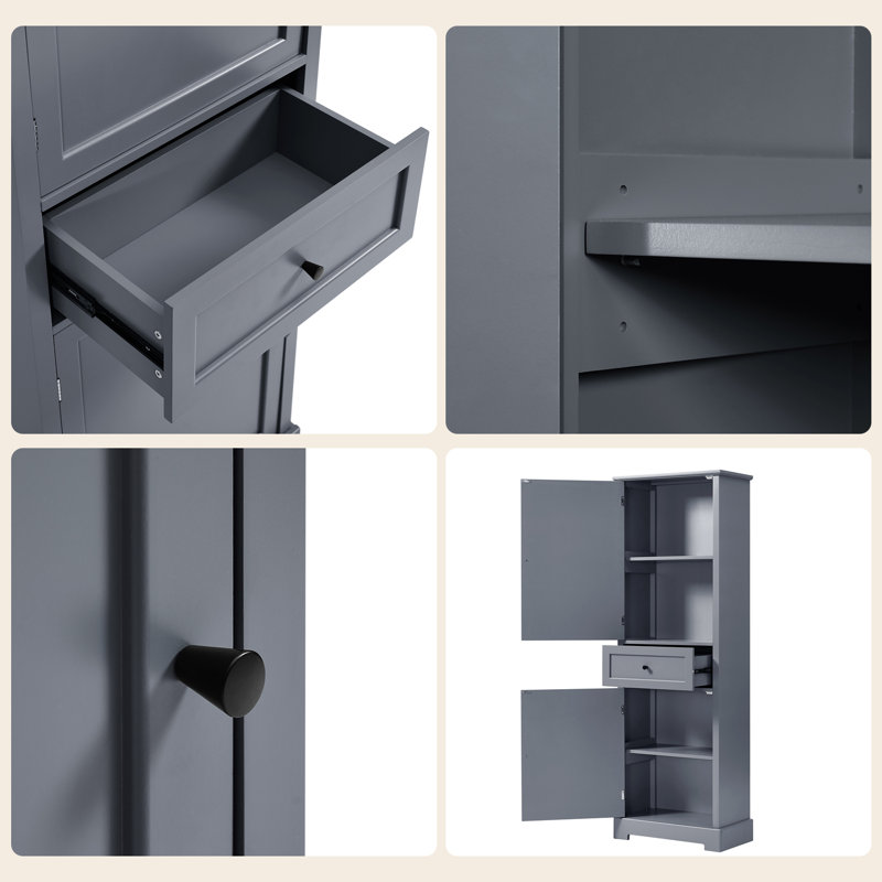 Wildon Home® Bejtullah Freestanding Linen Cabinet | Wayfair